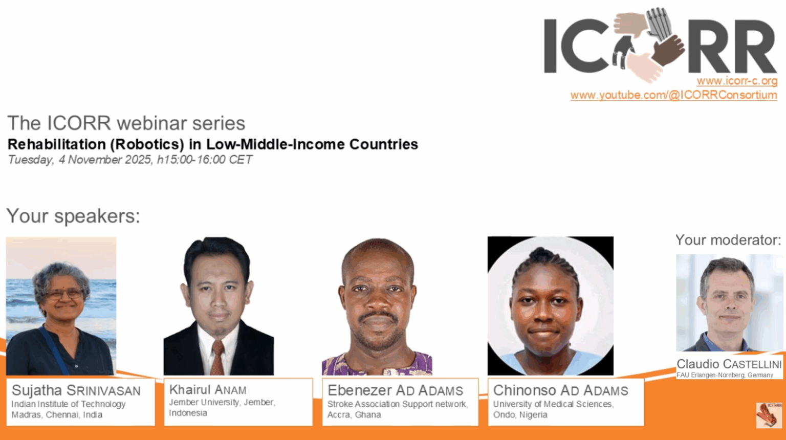 ICORR Consortium webinar 9